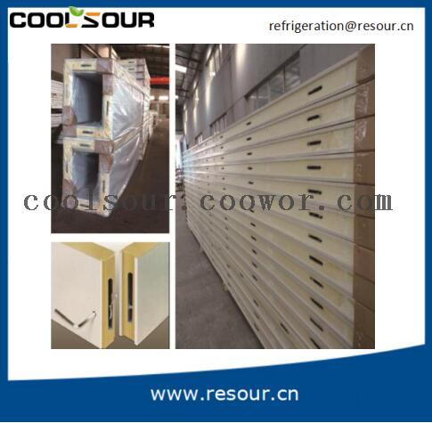 COOLSOUR PU Sandwich panel with high strength, PU wall panel for cold ...