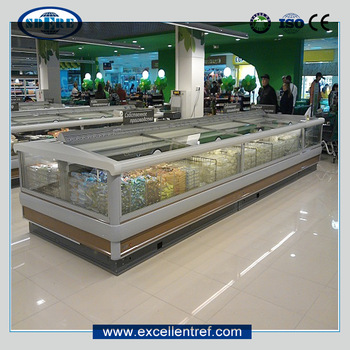 seafood/fish display refrigerator showcase for commercial use - Coowor.com