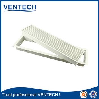Hvac air conditioner aluminum removable core linear supply air grille ...