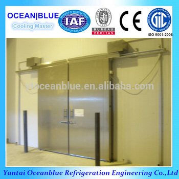 Insulated PU panel sliding door cold storage sliding door - Coowor.com