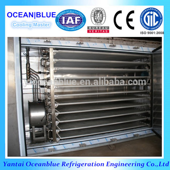 1200kg Shift Industrial Combined Semi contact Freezer Machine - Coowor.com