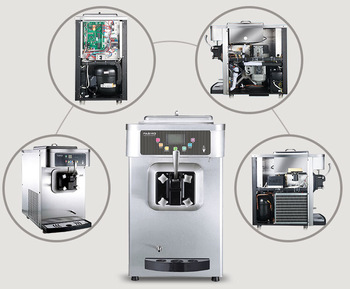 Pasmo S110 taylor soft serve ice cream machine with agitator - Coowor.com