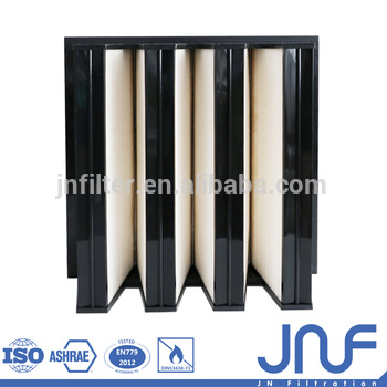 V bank filter HEPA compact filter V cell HEPA filter manufacturer ...