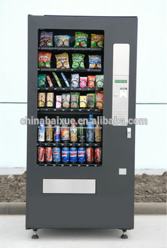 coin note IC card operated vending machine automatic combo vending ...