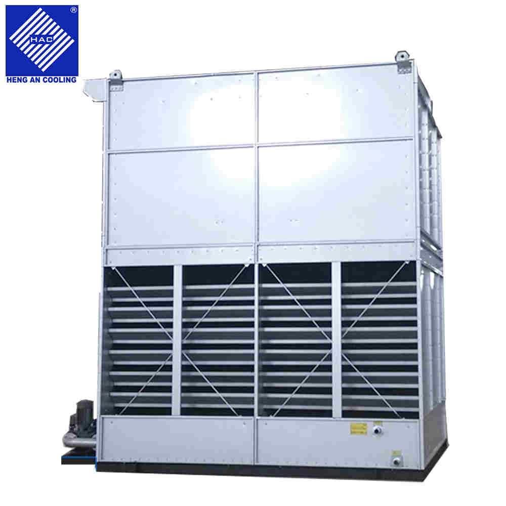 Commercial combined flow evaporative cooling for refrigeration system ...