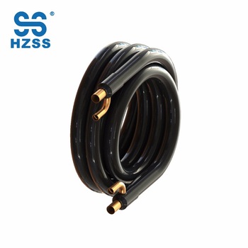 HZSS single system copper tube in tube pipe coaxial marine evaporator ...
