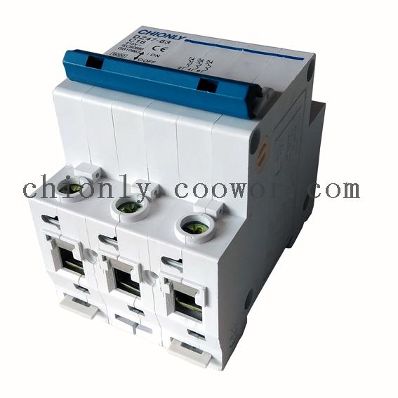 DZ47-63 3 Pole Miniature circuit breaker mini Current Circuit Breaker mcb - Coowor.com