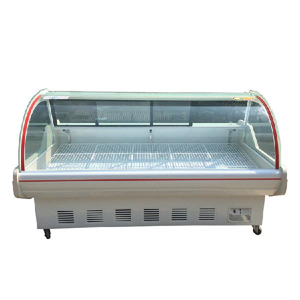 Meat Display Cooler Fresh Food Showcase Butcher Refrigeration Equipment ...