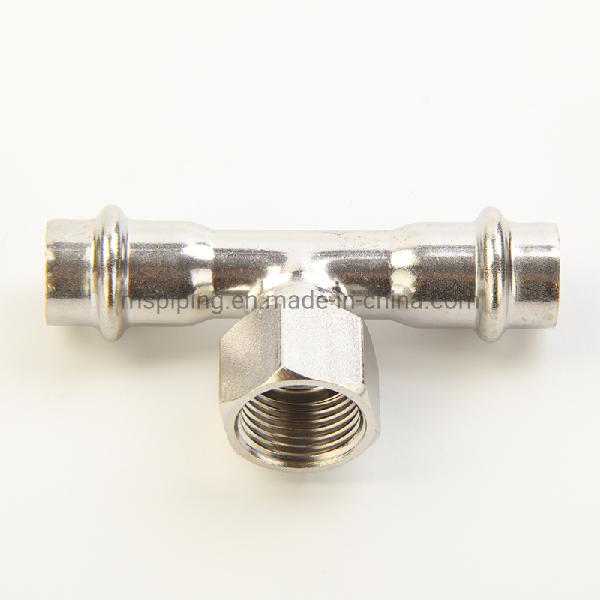 V Type Stainless Steel Fittings- Female Tee at Good Price - Coowor.com