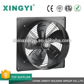 FZY600-4 2000 cfm exhaust fan 3 phase axial exhaust blower fan square ...