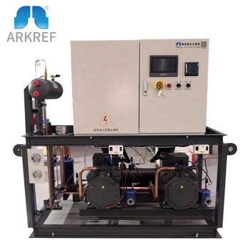 Plc Automatic Control Box Cold Storage Piston Compressor Parallel Unit ...