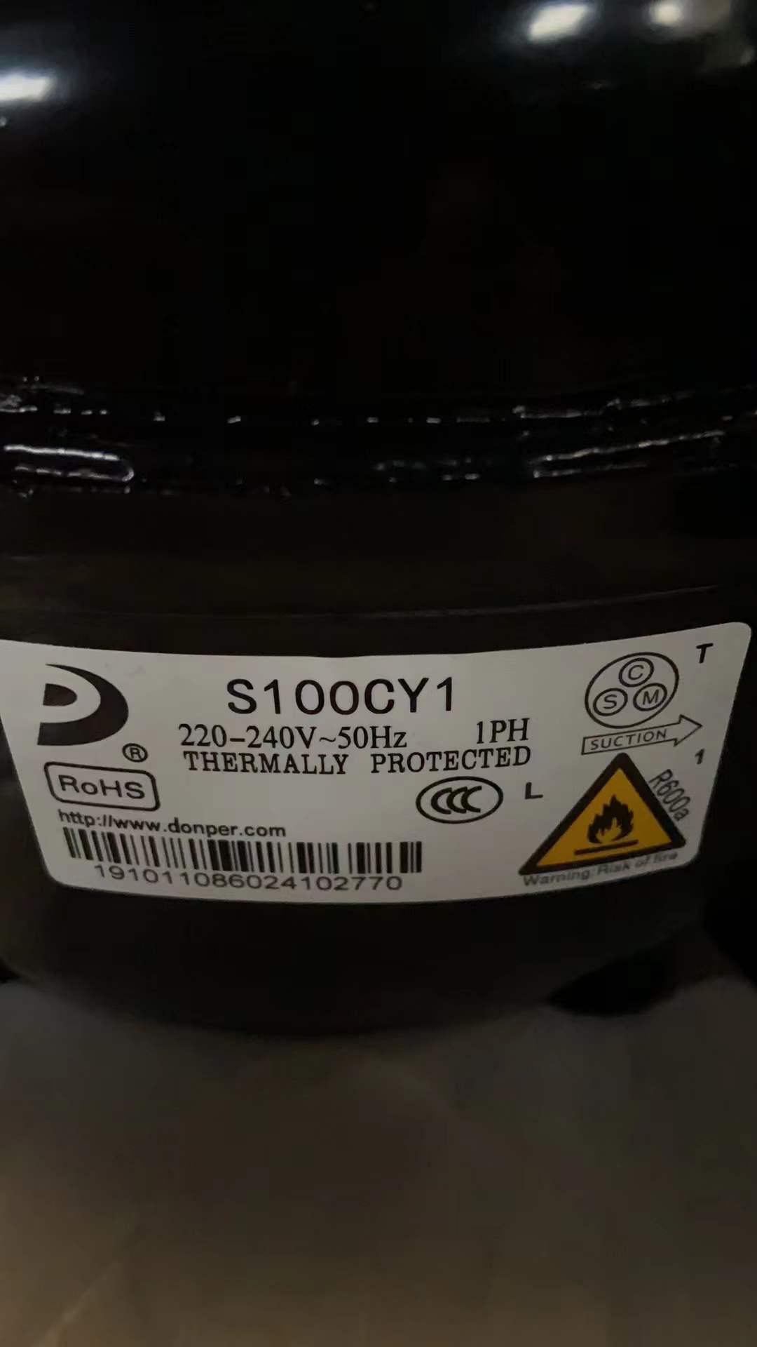 Donper compressor L76CZ1 R134a - Coowor.com