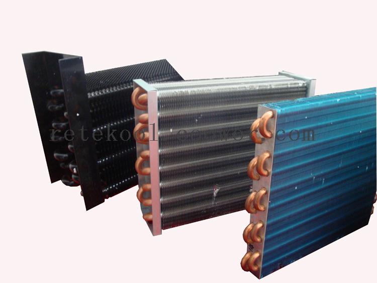 refrigeration copper fin tube evaporator for truck condensing unit ...