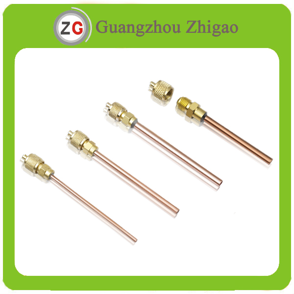 1/4 inch refrigeration spare parts copper access/charging/pin valve no ...