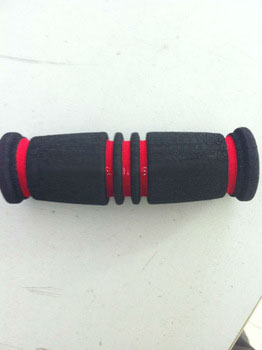 double color rubber foam hand grip bicycle handlebar grips - Coowor.com
