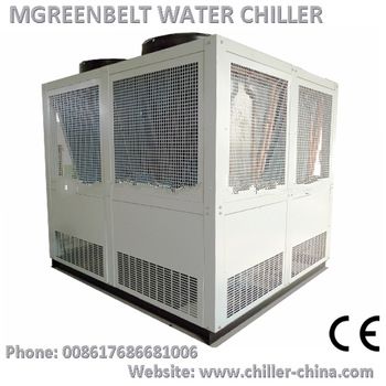 80HP Air Cooled Chiller 200kw Screw Compressor Chiller Operation ...