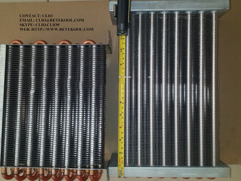 1/4HP Aluminium fin galvanized plate copper evaporator - Coowor.com