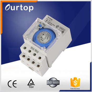 CE SUL181H AC220V 16A with battery Din rail 24 hours digital timer switch - Coowor.com