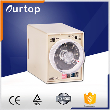 AH3-NB AH3-3 AC 110V 0 - 10 Seconds 8P Terminals Delay Timer Time Relay ...
