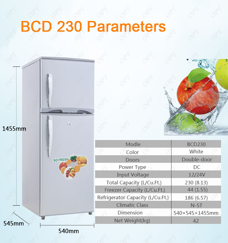 12v 24v dc solar powered refrigerator fridge - Coowor.com