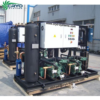 split condensing unit compressor rack system refrigeration system ...