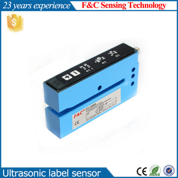 12-24VDC transparent label sensor, ultrasonic label sensor - Coowor.com