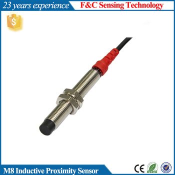 M8 cylinder NPN NO 24V IP67 waterproof proximity sensor inductive ...