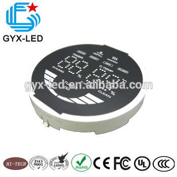 SMD round LED display module white and red emitting color for ...