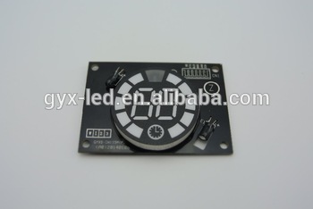 2 digit 7 segment Round display PCB connected FND display - Coowor.com
