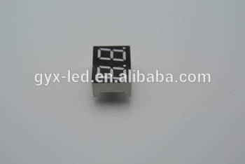 GYX custom white emitting color 2 digits 7 segment led display for air ...