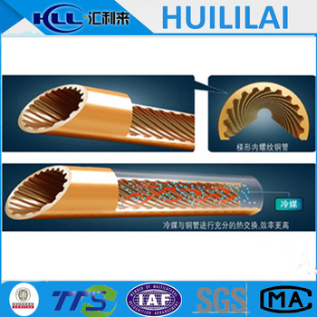 9.52mm OD. inner grooved copper tube - Coowor.com