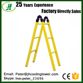Fiberglass FRP insulation yellow 2 step ladder - Coowor.com