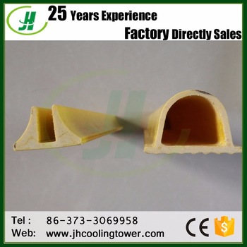 Fiberglass Reinforced Plastic FRP Pultrusion D Shape Tube - Coowor.com