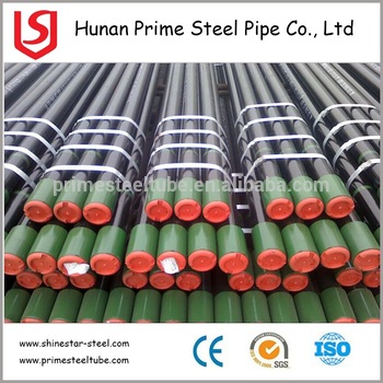 ASTM A53 API 5CT K55 J55 n80 seamless carbon pipe casing and tubing for oil and gas delivery ...