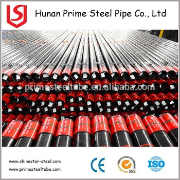 ASTM A53 API 5CT K55 J55 n80 seamless carbon pipe casing and tubing for oil and gas delivery ...
