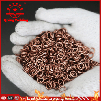 high silver filler metals round rod brazing alloy solder ring - Coowor.com