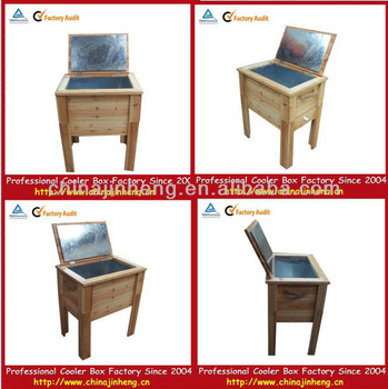 Retro wood ice cooler - Coowor.com