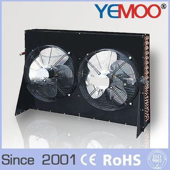 FN series H type air cooled condenser monoblock two motors condenser ...