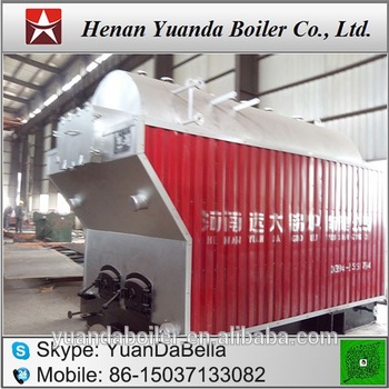 water fire tube chain grate stoker charcoal boiler coal fired Steam ...